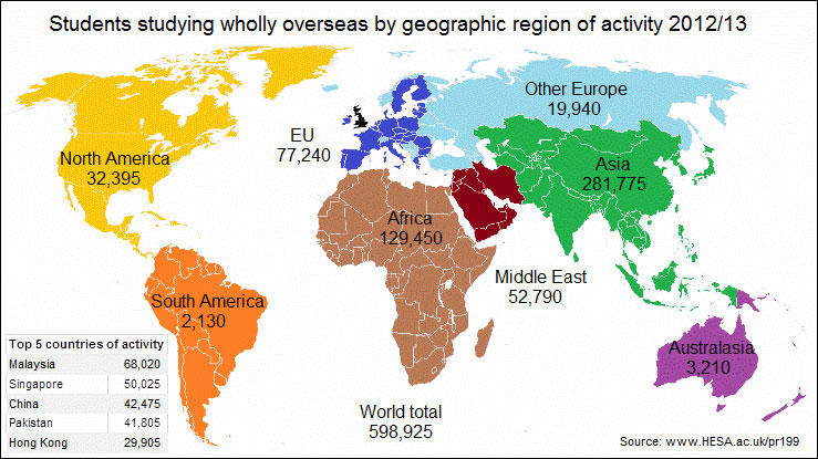 Students studying for UK qualification abroad up 5 per cent | Times ...