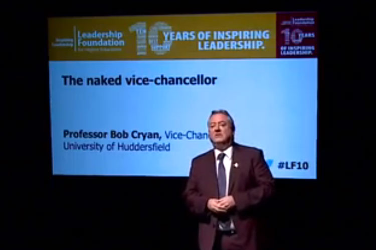 Video: Bob Cryan, “The Naked Vice-Chancellor” | Times Higher Education ...