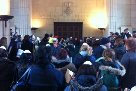 University of London protest seeks rights for outsourced workers ...