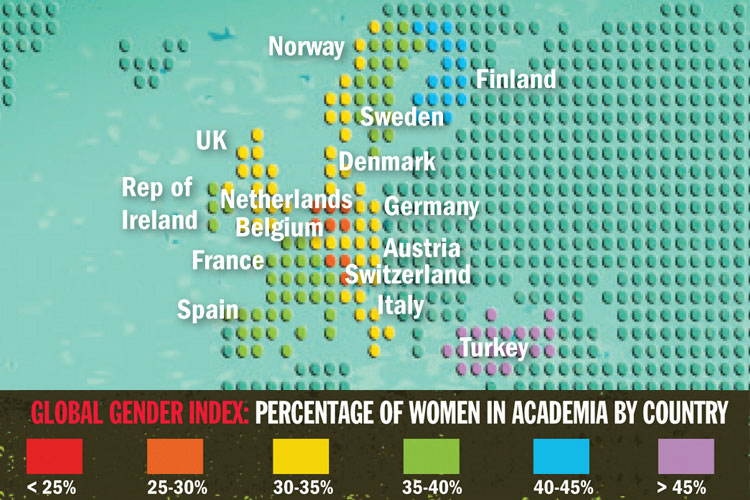 Global Gender Index, 2013 | Times Higher Education (THE)