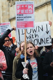 Students and academics to stage London march over funding cuts and fee ...