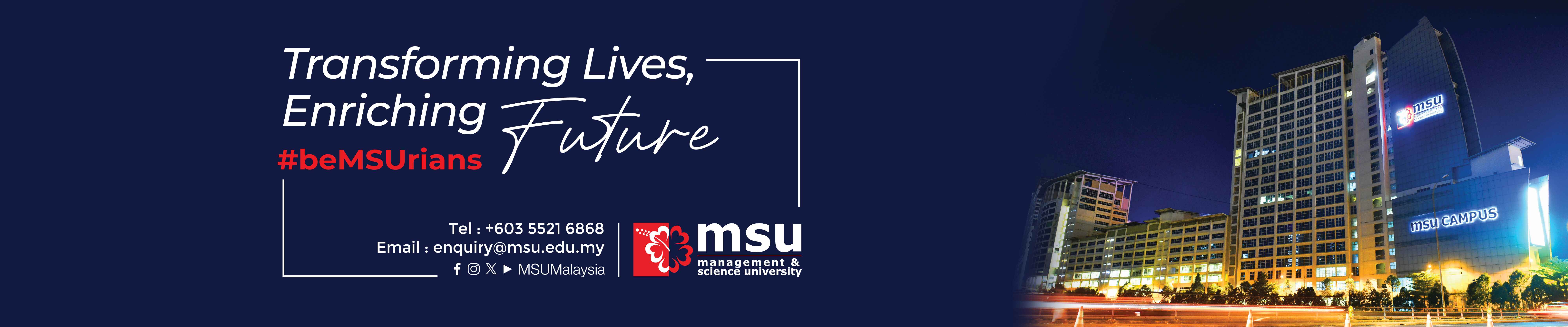 Management & Science University (MSU) | World University Rankings | THE