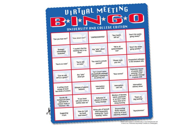 Full house for your latest Zoom meeting? Bingo! | Times Higher ...