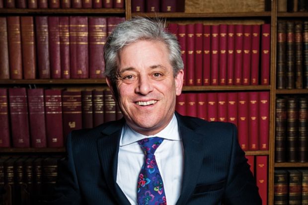 Q&A with John Bercow | Times Higher Education (THE)