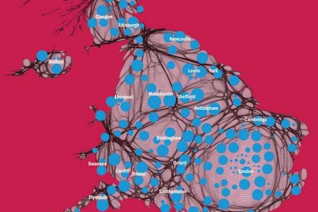British population and university distribution compared | Times Higher ...