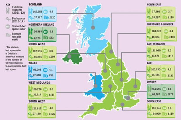 Deloitte maps space in student cribs | Times Higher Education (THE)