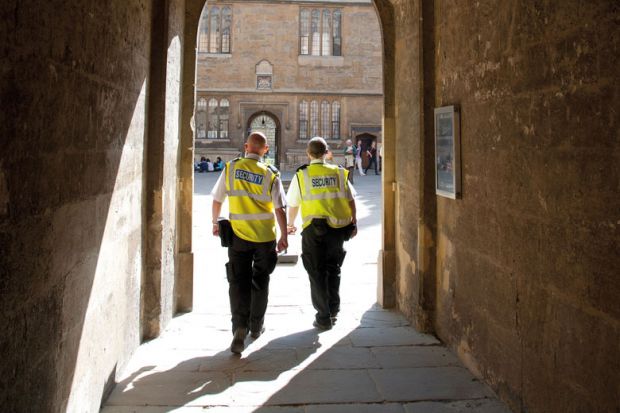 Campus security: ‘We’re more than grudge spend’ | Times Higher ...
