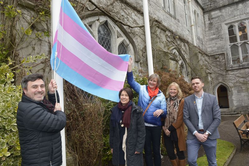 First Transgender Pride flag unveiled at Irish university | Times ...
