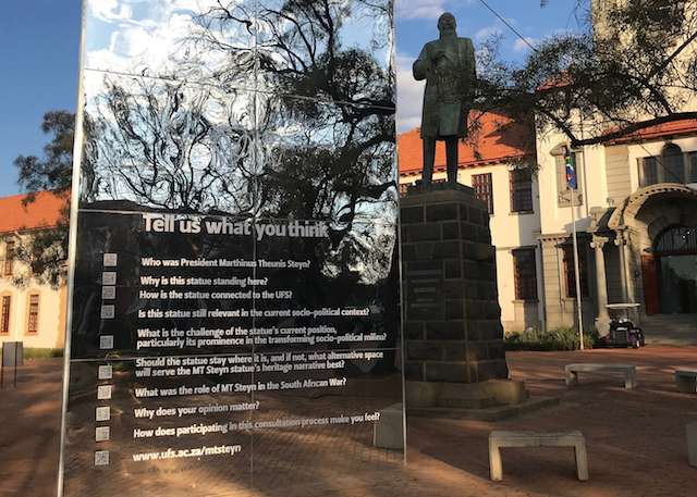 How the UFS’ handling of the Steyn statue can set a vital precedent ...